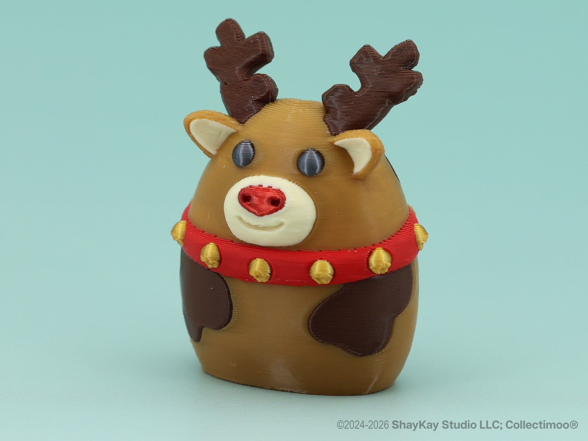 Rudolph the Fancy Reindeer Moo | ShayKay™ Studio – ShayKay Studio