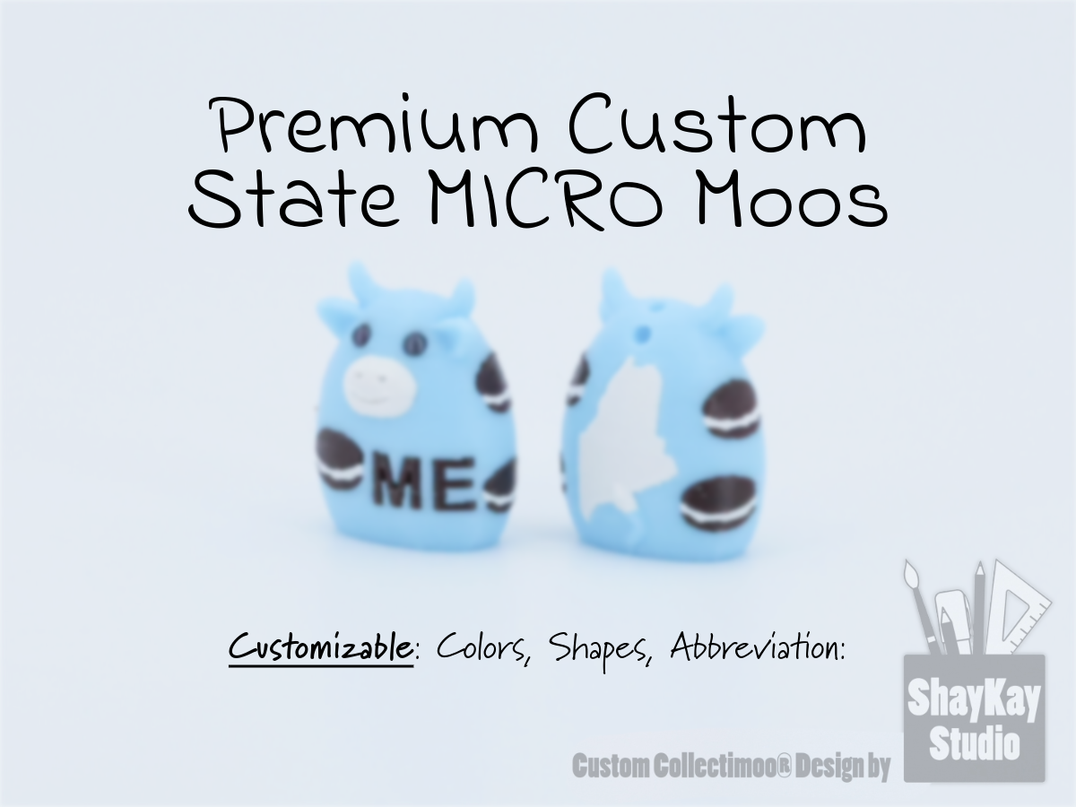 Premium Custom State Micro Moo | ShayKay™ Studio – ShayKay Studio
