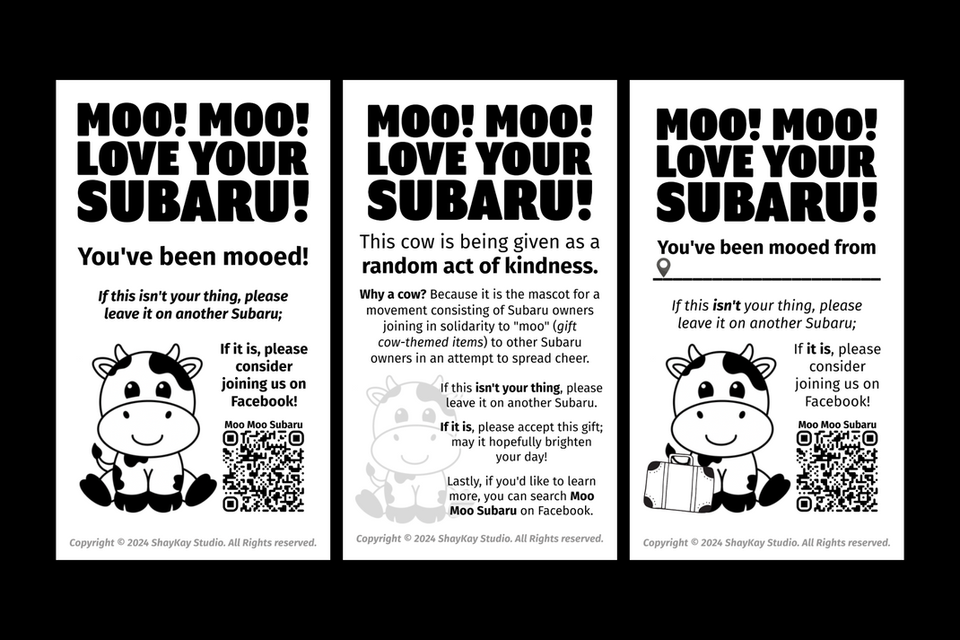 Moo Moo Subaru | ShayKay Studio